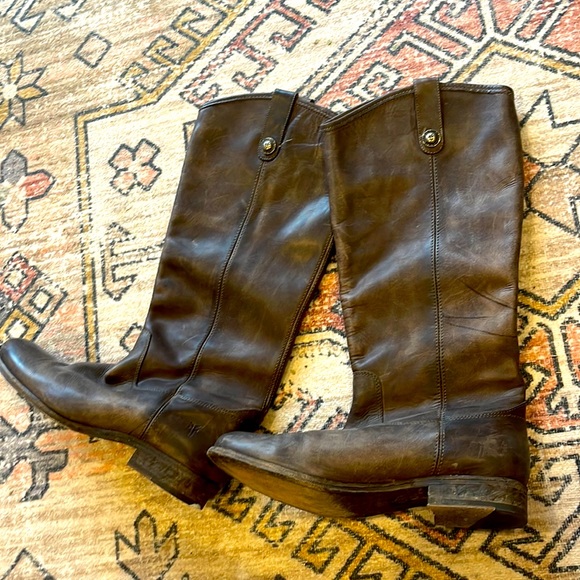 Frye | Shoes | Frye Distressed Tall Boots | Poshmark